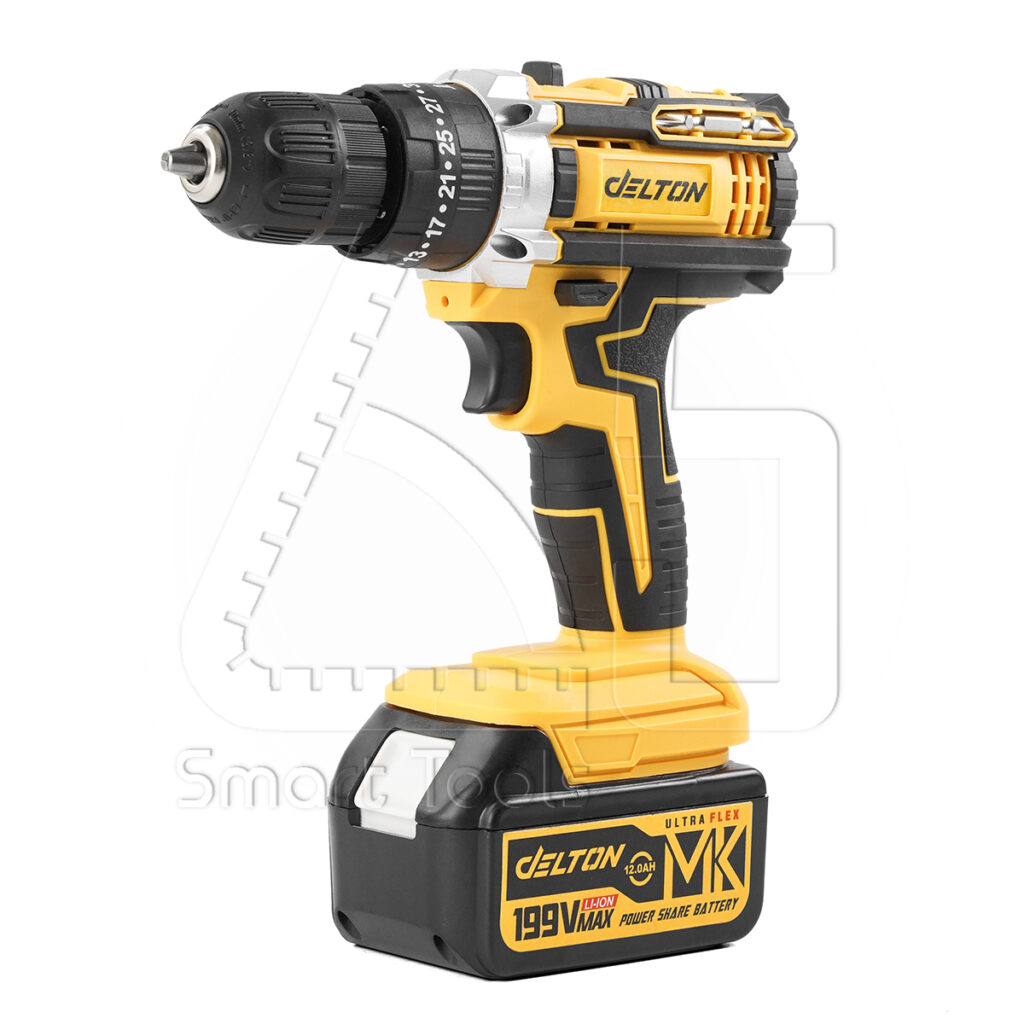 (แพ็คคู่) DELTON สว่านไร้สาย 3 ระบบ + บล็อกแบต 2in1 บล็อกแบตเตอรี่ 199V มอเตอร์ BRUSHLESS ไร้ ...