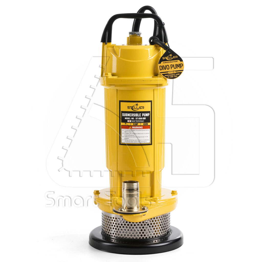 STELLAR ปั๊มแช่ 1 นิ้ว ปั๊มจุ่ม ไดโว่ ปั๊มน้ำ ปั้มแช่ดูดโคลน ปั๊มแช่ไฟฟ้า 450W มอเตอร์ทองแดงแท้ ...
