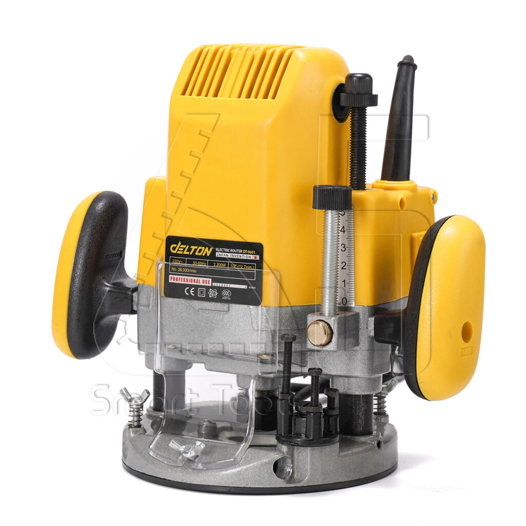 DELTON เร้าเตอร์ เครื่องเซาะร่องไม้ 2,200W ขนาด 1/2 นิ้ว 4 หุน Electric ...