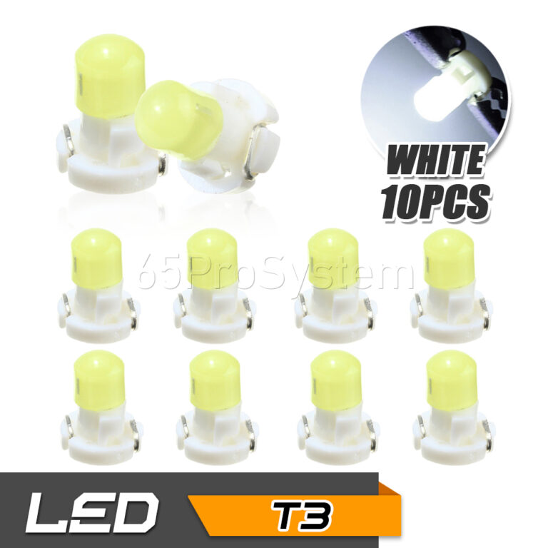 65Infinite (แพ๊ค 10 COB LED T3 สีขาว) 10 x T3 1SMD LED มาตรวัดความเร็ว ...