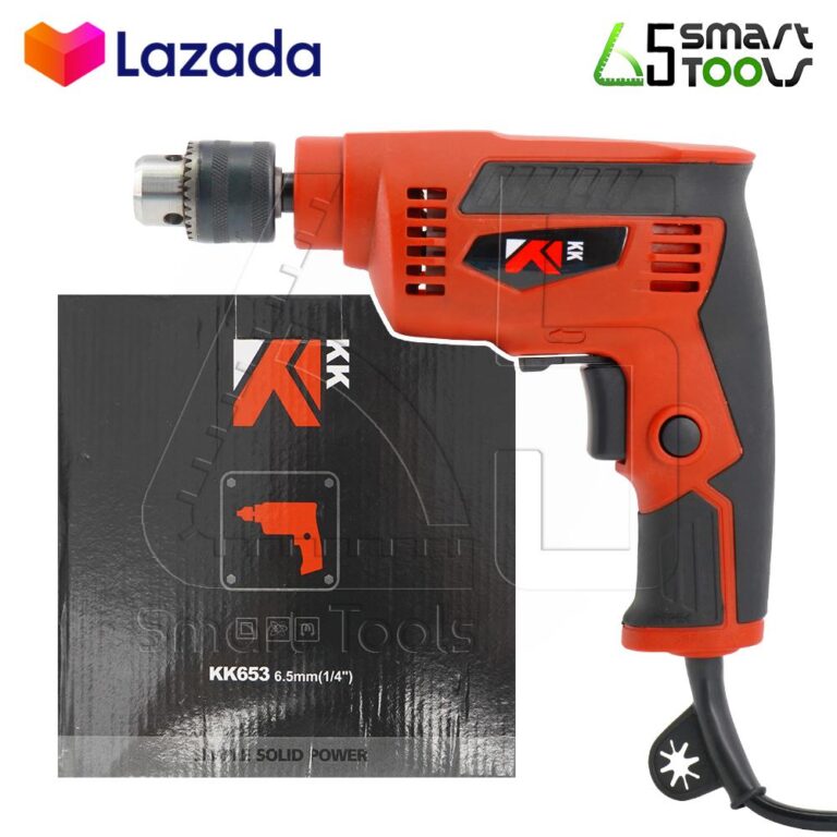 KK สว่านไฟฟ้า 6.5 มม. 450W ปรับรอบซ้าย-ขวา รุ่น KK653 (สีแดง) – 65SmartTools – เครื่องมือช่าง ...