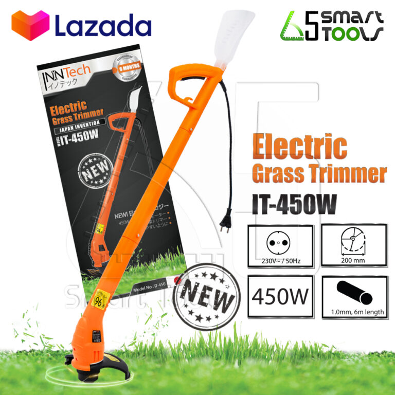 InnTech เครื่องตัดหญ้า เล็มหญ้า 450 วัตต์ รุ่น IT-450 – 65SmartTools – เครื่องมือช่าง ราคาส่ง