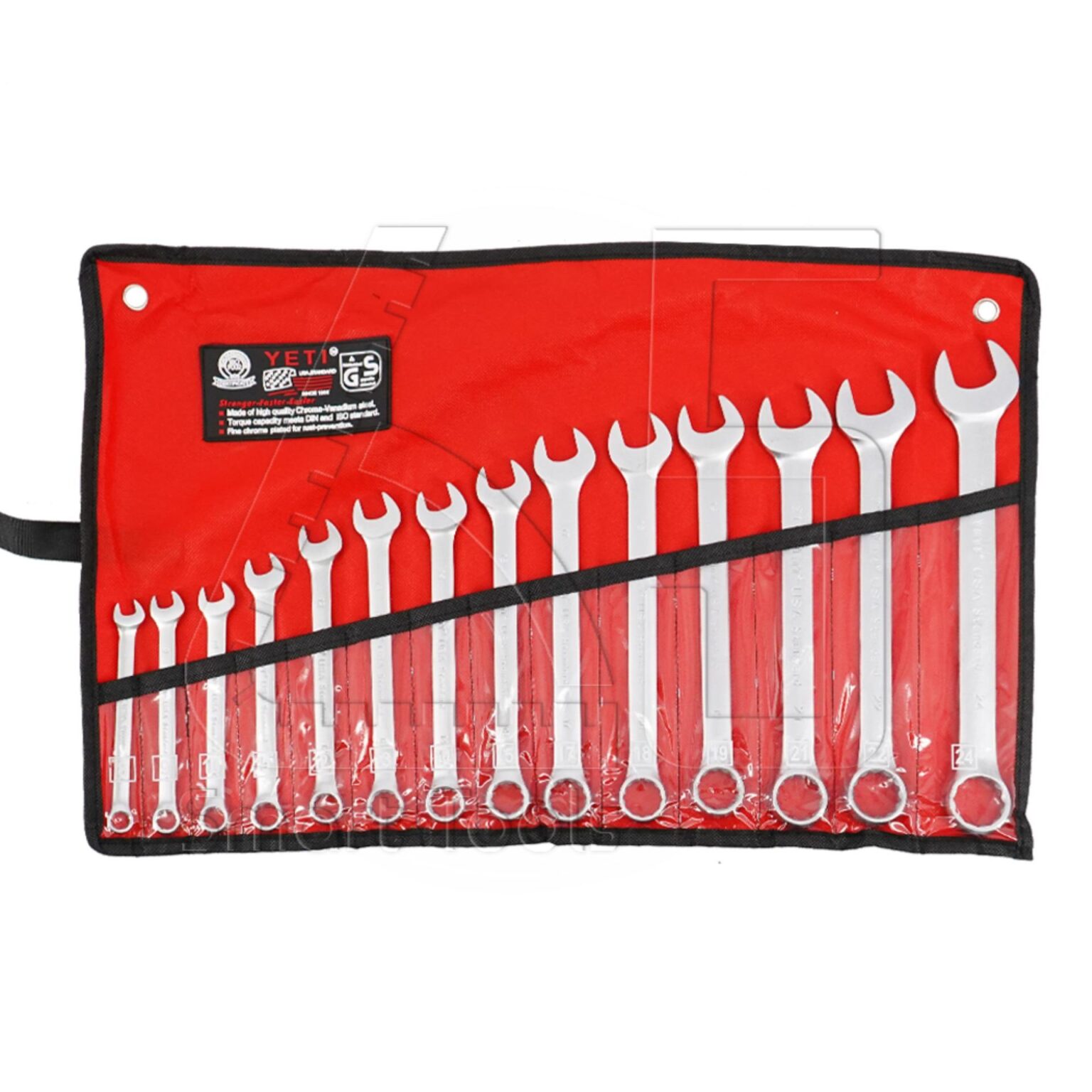 Euro King Tools & YETI ชุดบล็อก ชุดประแจรวม 45 ชิ้น พร้อมกล่องเหล็กเก็บอุปกรณ์อย่างดี ...