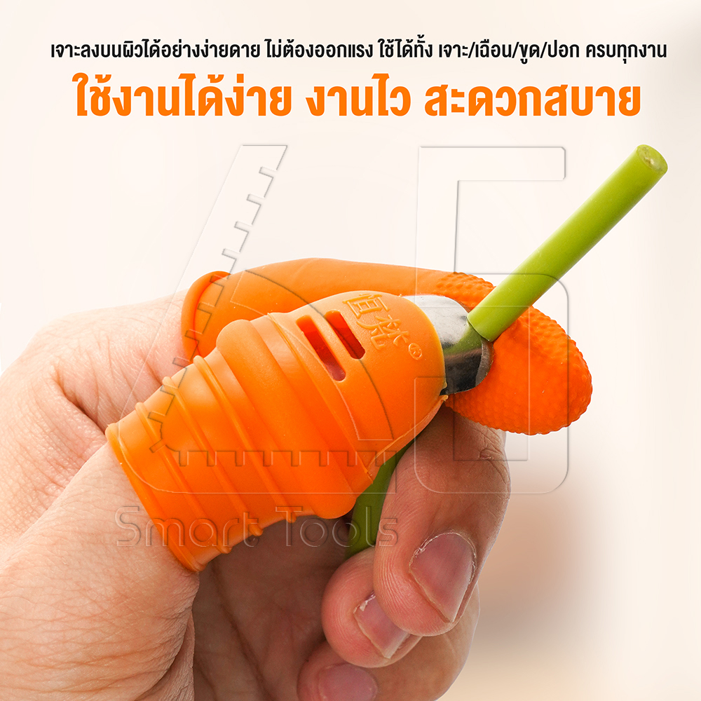 65SmartTools ปลอกนิ้ว ถุงนิ้วติดใบมีด ใบมีดตัดผัก ซิลิโคนแท้ 100% แถมฟรี! ถุงนิ้วกันใบมีด 5 ชิ้น ...