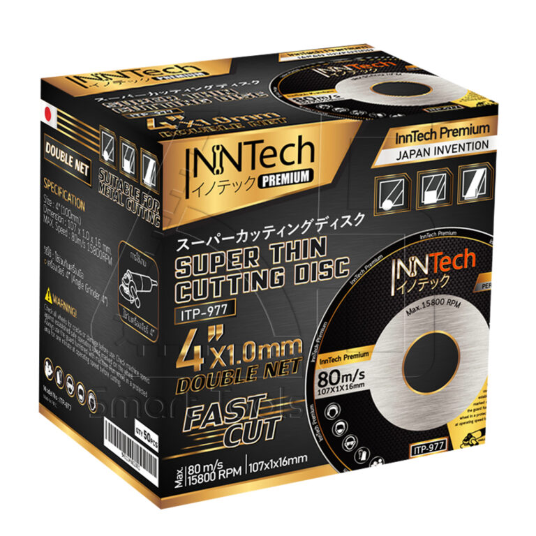 [ลดล้างสต๊อก] (50 ใบ) InnTech Premium ใบตัดเหล็ก สแตนเลส 4 นิ้ว 1.0 mm อย่างดี FAST CUT รุ่น ITP ...