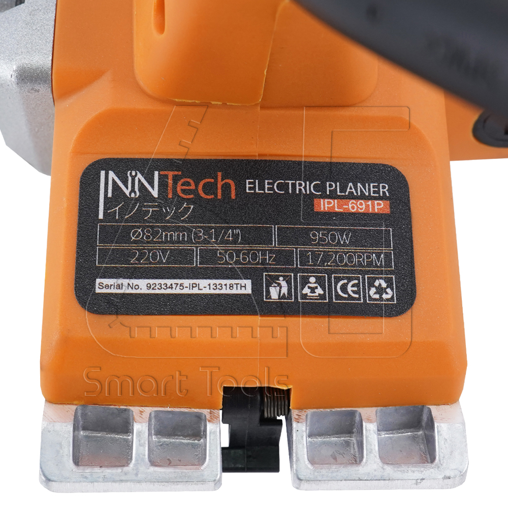 InnTech กบไสไม้ กบไฟฟ้า ขนาด 3 นิ้ว 82 มม. 950 วัตต์ รุ่น IPL-691P กบไสไม้ไฟฟ้า Electric Planer ...