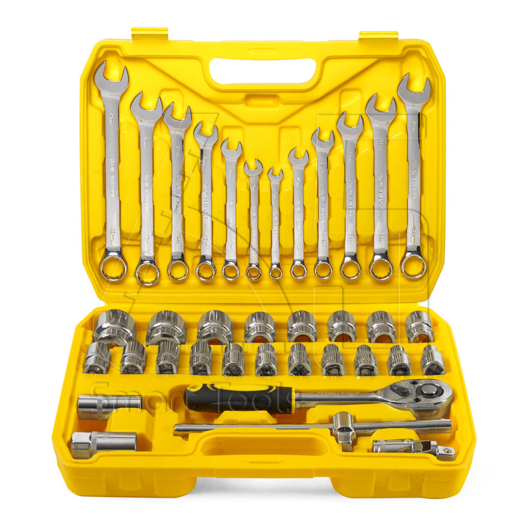 DELTON King Tools ชุดเครื่องมือ ประแจ ชุดบล็อก 37 ชิ้น ขนาด 1/2 นิ้ว (4 ...