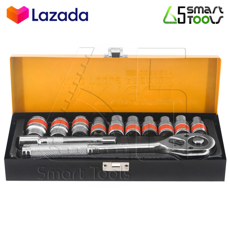 InnTech King Tools ชุดเครื่องมือ ประแจ ชุดบล็อก (เบอร์ 8-22 mm) 12 ชิ้น ขนาด 1/2 นิ้ว (4 หุน ...