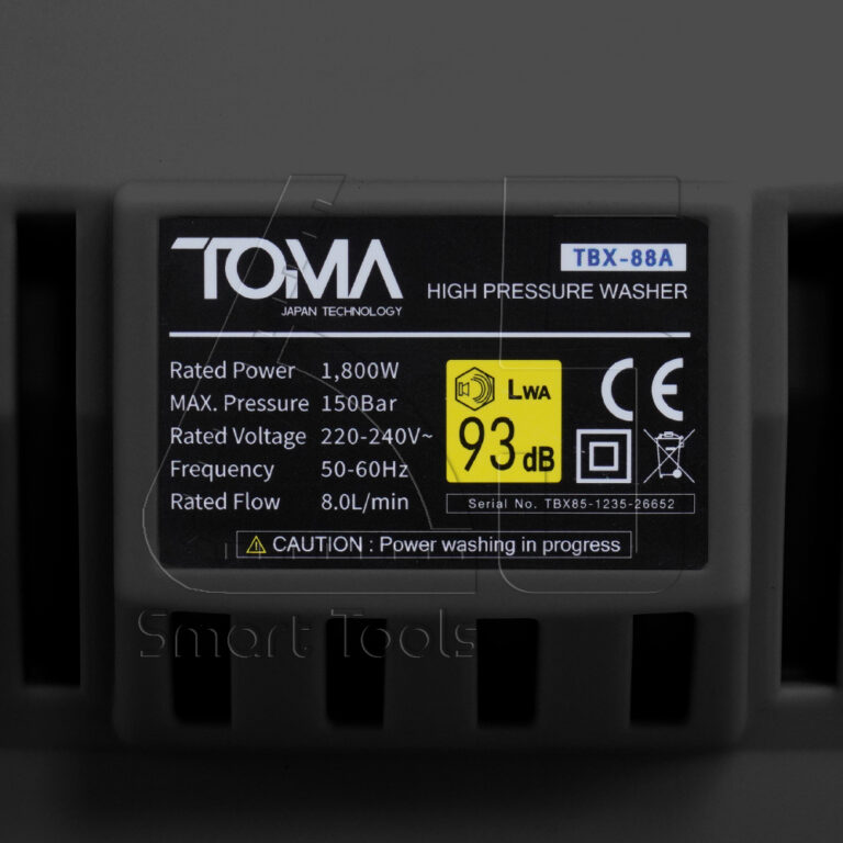 TOMA JAPAN เครื่องฉีดน้ำแรงดันสูง 150 บาร์ 1800 วัตต์ High Pressure ...