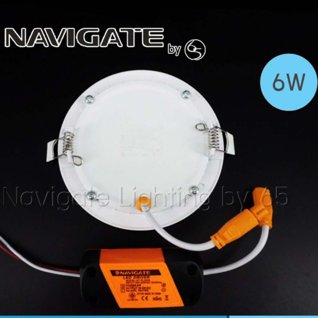 NAVIGATE Downlight LED ไฟดาวน์ไลท์ แบบบาง Ultra Slim ขนาด 3.5 นิ้ว 6 ...