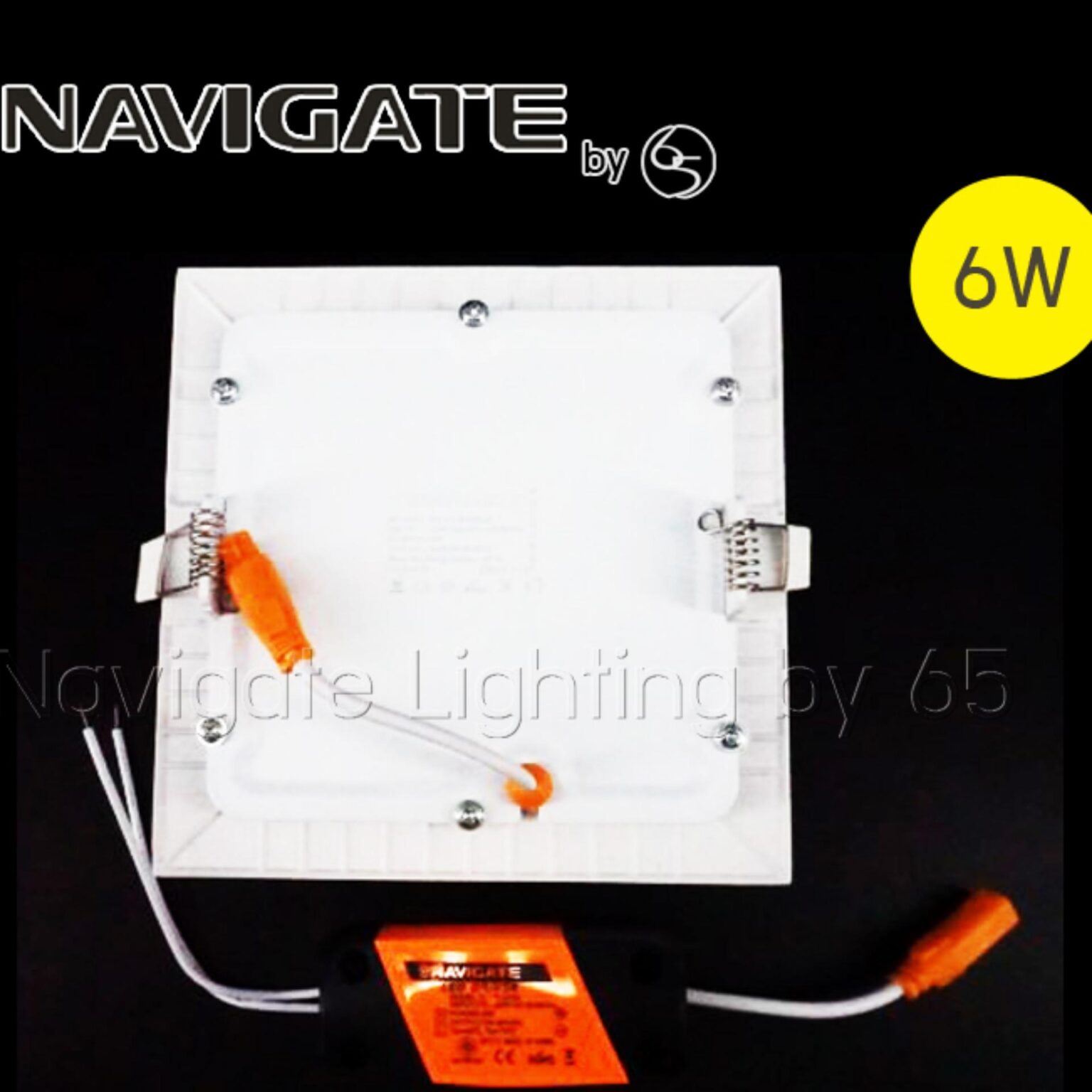 NAVIGATE Downlight LED ดาวน์ไลท์ สี่เหลี่ยม แบบบาง Ultra Slim ขนาด 3.5 ...