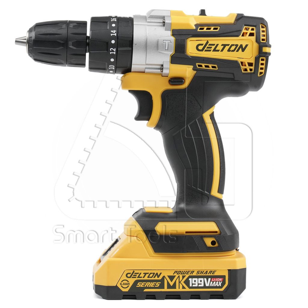 DELTON สว่านไร้สาย สว่านกระแทก สว่านแบต ไร้สาย 3 ระบบ 199V รุ่นใหม่ แบตเตอรี่พาวเวอร์แชร์ MK ...