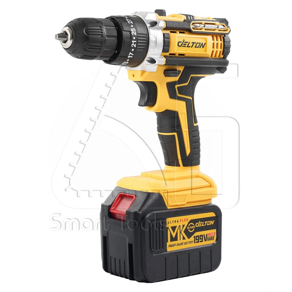 (แพ็คคู่) DELTON สว่านไร้สาย 3 ระบบ + บล็อกแบต 2in1 บล็อกแบตเตอรี่ 199V มอเตอร์ BRUSHLESS ไร้ ...