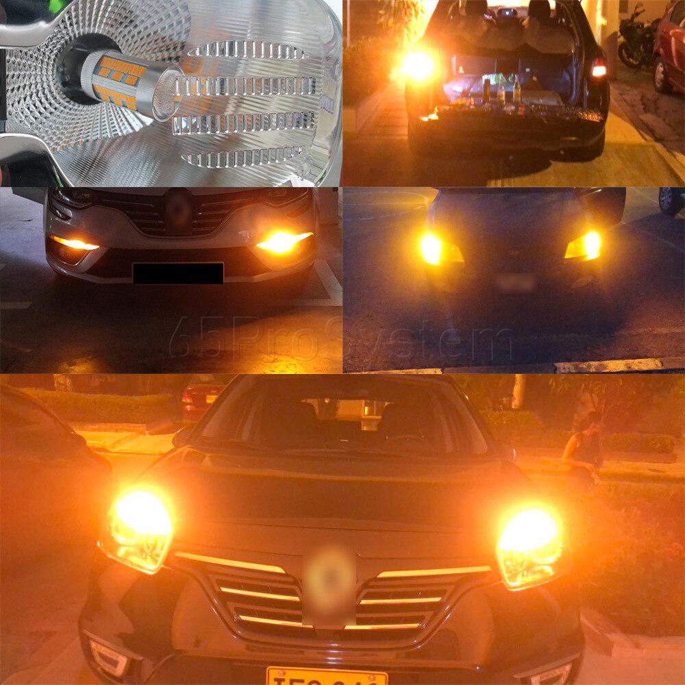 65Infinite แพ๊คคู่ หลอดไฟเลี้ยว สว่างที่สุดในตลาด 1000Lumens 2x LED ขั้วแบบหนีบ (T20, 7440 ...