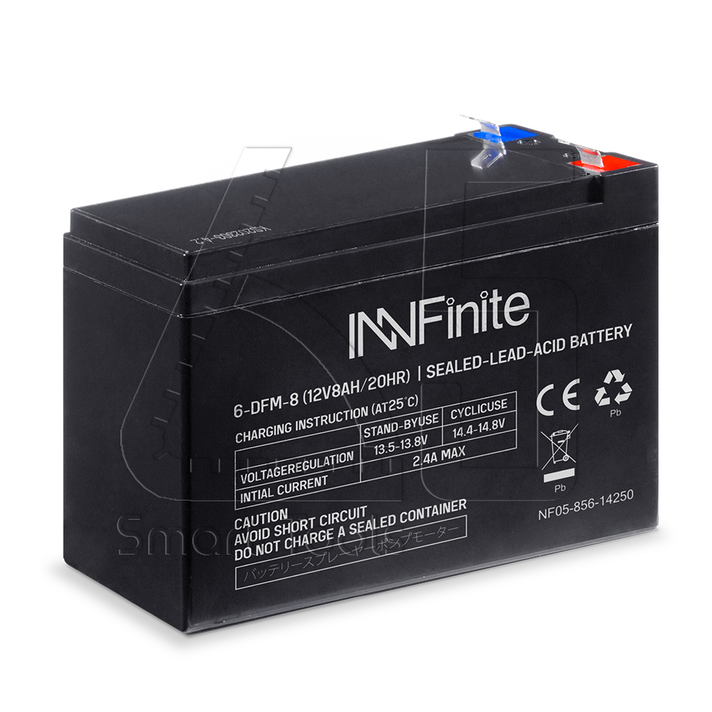 InnFinite แบตเตอรี่แห้ง 12V8AH / 12V12AH แบตเตอรี่เครื่องสำรองไฟ ...