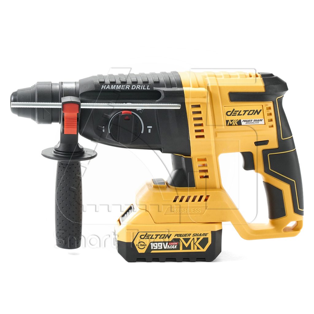 DELTON สว่านโรตารี่ 3 ระบบ สว่าน ไร้สาย 199V มอเตอร์ไร้แปรงถ่าน Brushless Motor สว่านไร้สาย ...