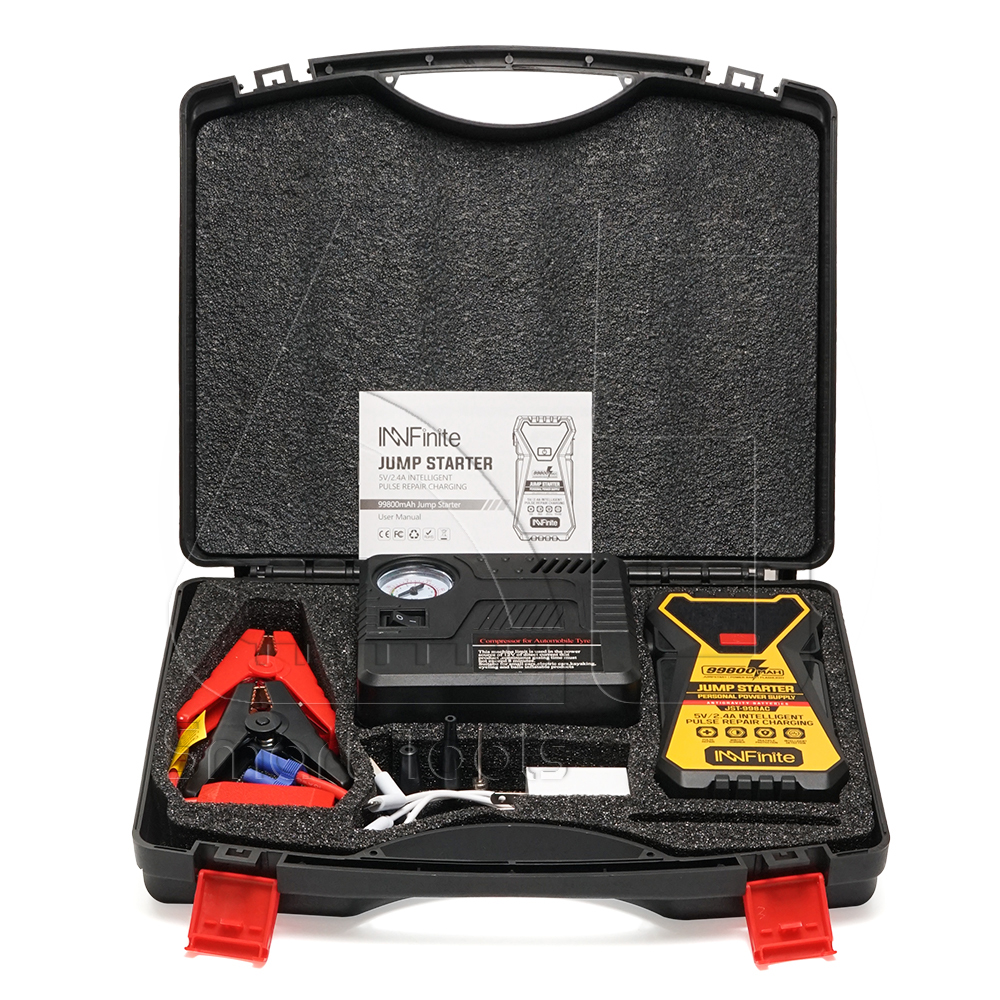 InnFinite 2-in-1 2USB จั้มสตาร์ท & พาวเวอร์แบงค์ 99,800 mAh จั๊มสตาร์ท ...