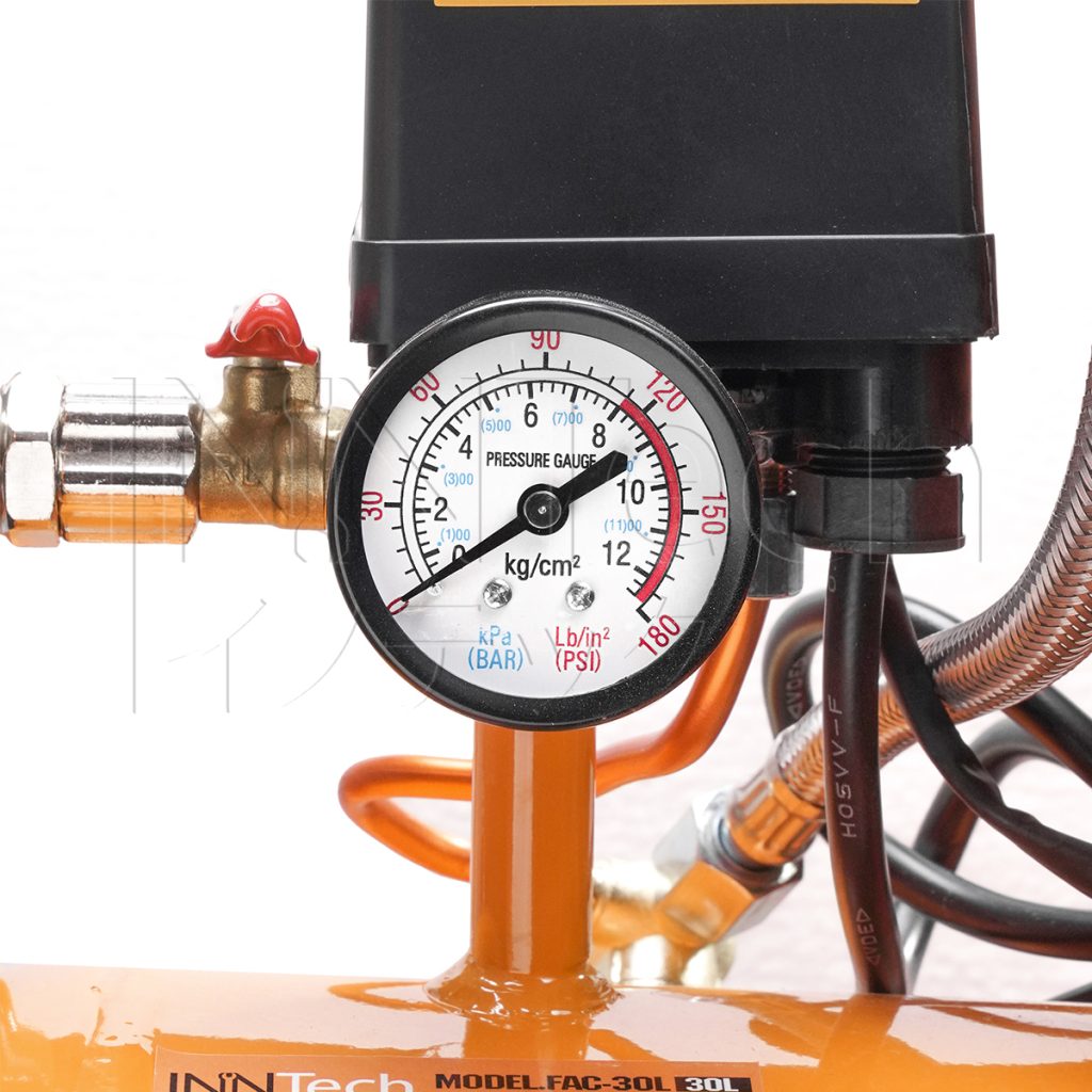 InnTech ปั้มลมออยล์ฟรี ปั้มลม 30 ลิตร 850W (ถังเต็ม) ปั๊มลม ปั๊มลมออยล์ฟรี OIL FREE ปั้มลมไฟฟ้า ...