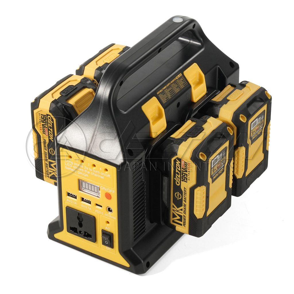 DELTON เครื่องแปลงไฟ อินเวอร์เตอร์ DC 18V ถึง AC 220V เครื่องแปลงไฟพกพา ...