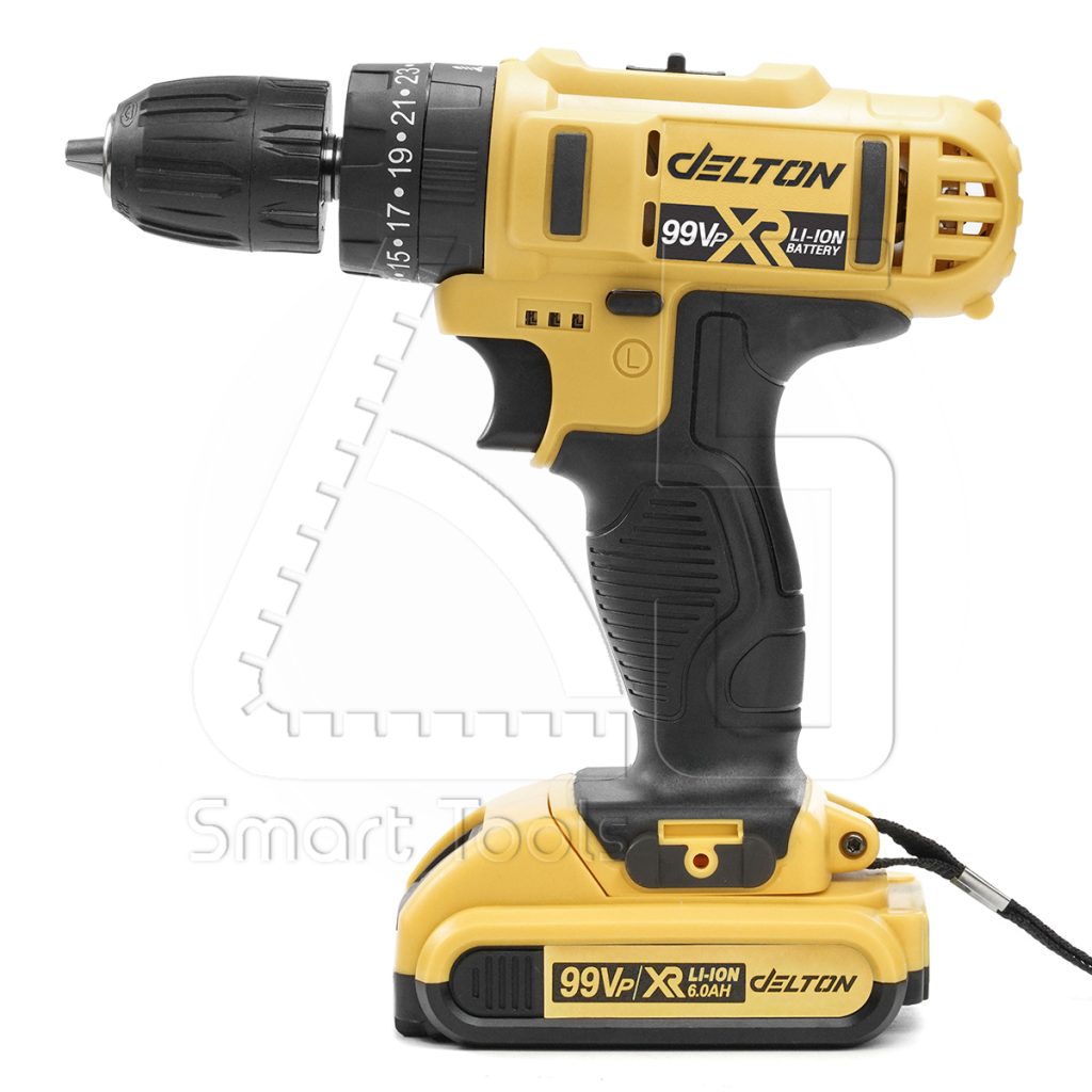 DELTON สว่านไร้สาย สว่านกระแทก 3 ระบบ 99V ทรงพลัง สว่าน สว่านไขควง แบตเตอรี่ Lithium-ion 2 ก้อน ...