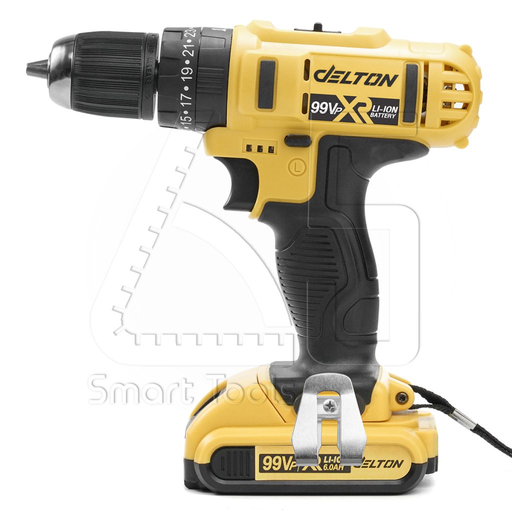 DELTON สว่านไร้สาย สว่านกระแทก 3 ระบบ 99V ทรงพลัง สำหรับงานหนัก สว่าน พร้อมแบตเตอรี่ Li-ion 2 ...